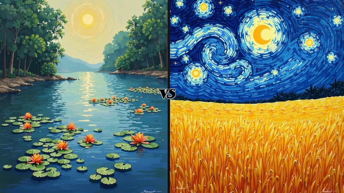 Monet vs. Van Gogh: Entenda as Diferenças entre Impressionismo e Pós ...